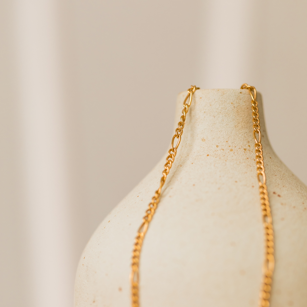 Gold Filled Figaro Chain – Amara Blue Designs